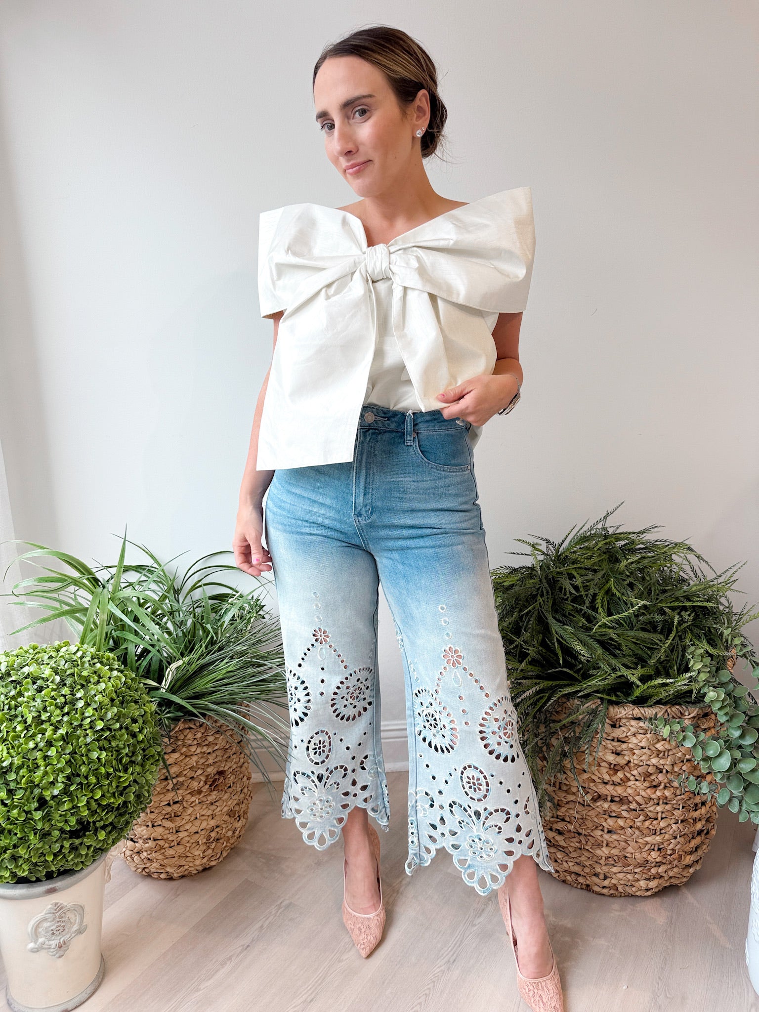 Eyelet Jeans – Shop Dolce Boutique | Clothing Shoes Accessories